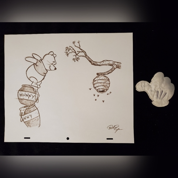 Disney | Art | Disney Winnie The Pooh With Hunnyhoney Drawingsketch ...
